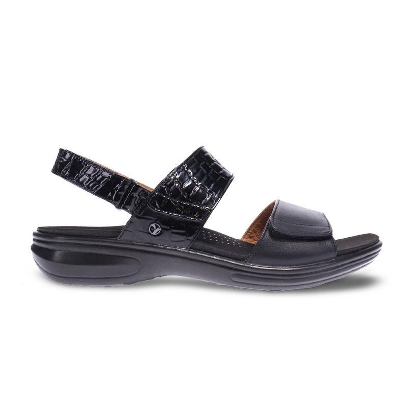 Revere Como Back Strap Black Croc – DesimoneShoesandSpa